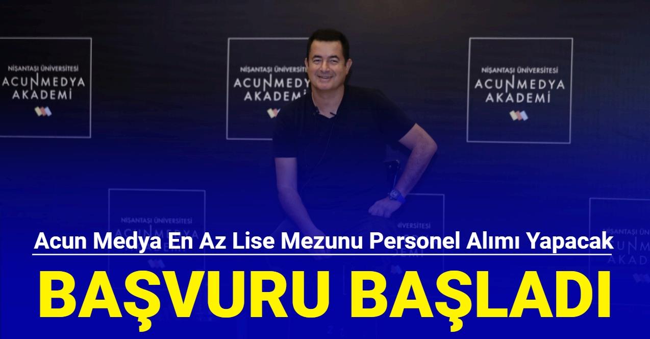 Acun Medya en az lise mezunu personel alımı yapacak: İşte başvuru 2023 ...