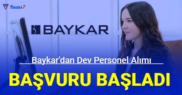Baykar dev personel alımı başvurusu başladı 2023 - Finans 7