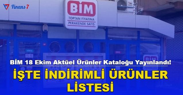 BİM 18 Ekim Aktüel Ürünler Kataloğu Yayınlandı! Kapıda Kuyruk Oluşturacak İndirim Başlıyor ...
