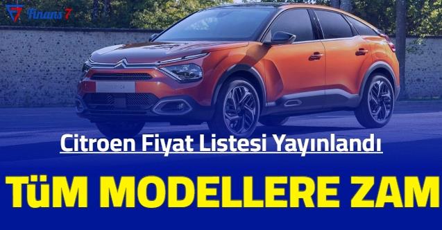 Citroen Fiyat Listesine Büyük Zam: Ami, C3, C4, Elysee Fiyatları Ne