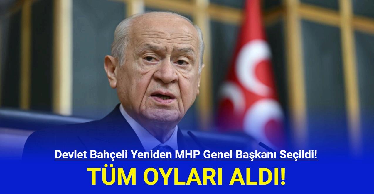 Devlet Bahçeli Yeniden Genel Başkan Seçildi! - Finans 7