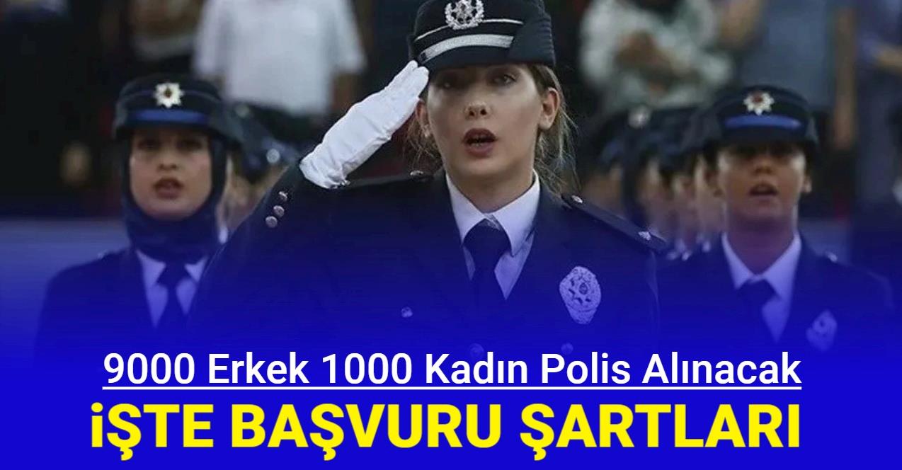 EGM 9000 erkek, 1000 kadın 10 bin polis alımı yapacak: İşte 31. dönem POMEM başvuru şartları ...