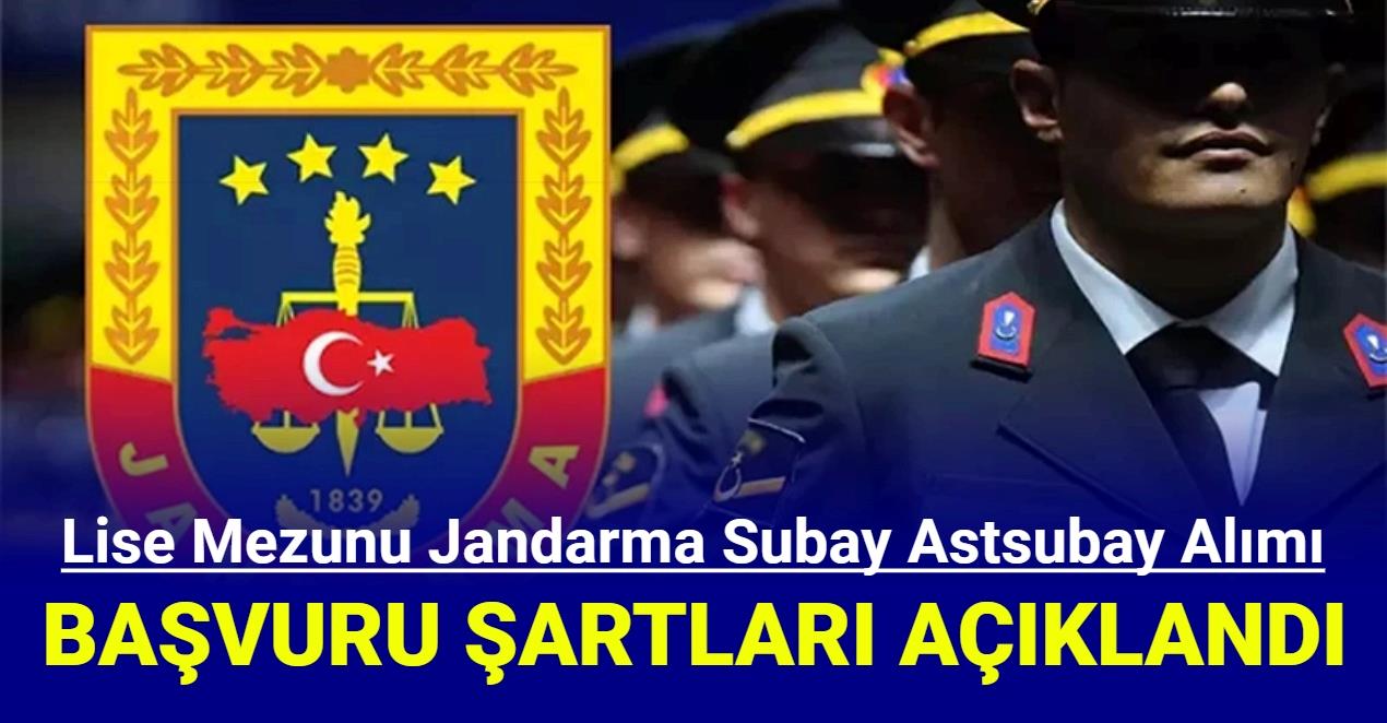 Jandarma lise mezunu subay astsubay alımı başladı: İşte JAMYO JSGF ...