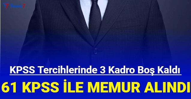 KPSS 2023/1 memur alımı tercih sonuçları taban puanları: 3 kadro boş ... KPSS 2023/1 memur alımı tercih sonuçları taban puanları: 3 kadro boş ...