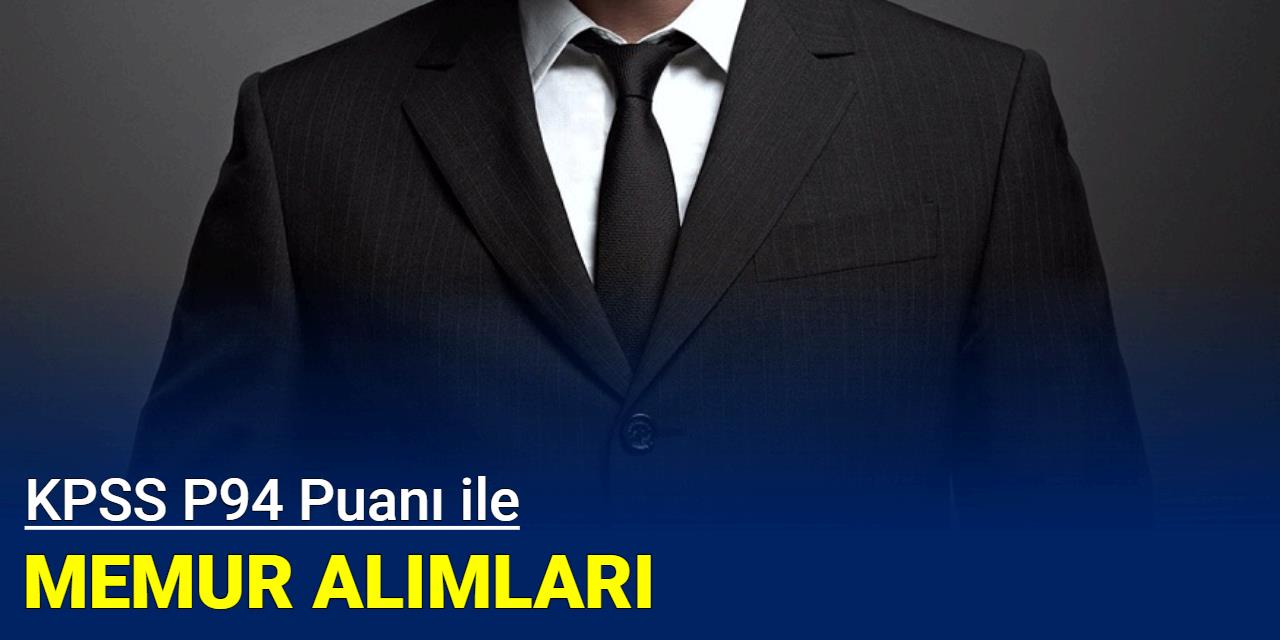 KPSS P94 memur alımı - Finans 7