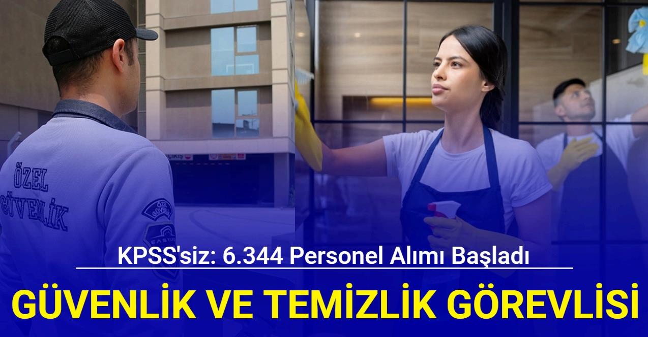 KPSS'siz: iŞKUR 6 bin 344 güvenlik görevlisi ve temizlik görevlisi ... KPSS'siz: iŞKUR 6 bin 344 güvenlik görevlisi ve temizlik görevlisi ...