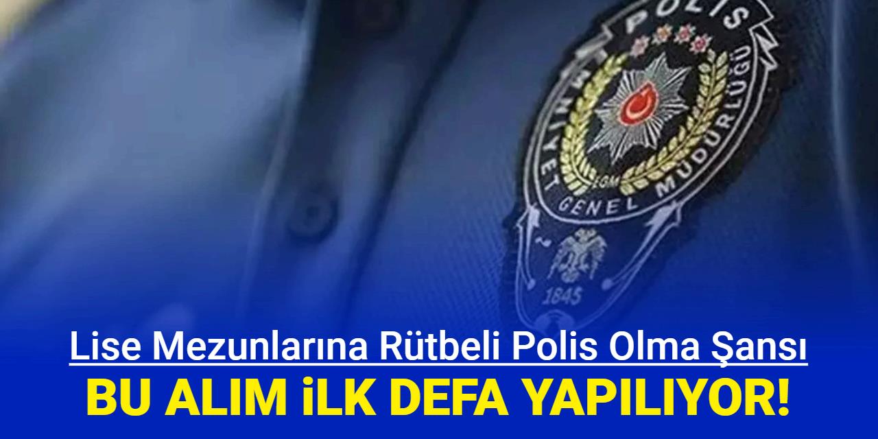 Lise mezunlarına rütbeli polis olma şansı: Polis Akademisi ilk defa bu ...
