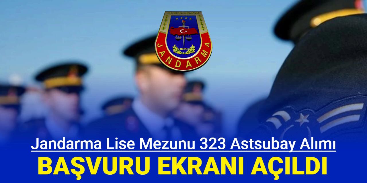 Lise mezunu jandarma astsubay alımı başvuru ekranı açıldı 2024 JAMYO ...