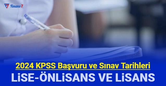 Lise/ortaöğretim, ön lisans ve lisans KPSS tarihleri: Sınav ve başvuru ...