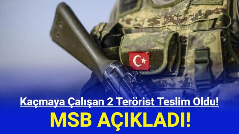 MSB Açıkladı: 2 Terörist Teslim Oldu! - Finans 7