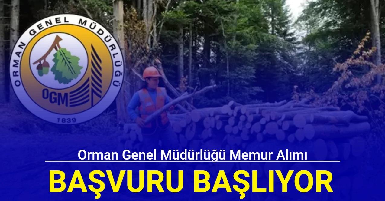 Orman Genel Müdürlüğü 26 orman muhafaza memuru alımı başvurusu başlıyor ...
