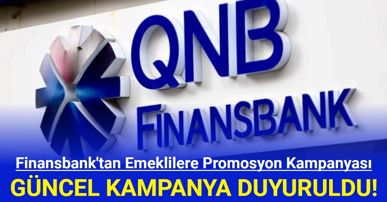 QNB Finansbank'tan Emeklilere Promosyon Kampanyası! - Finans 7