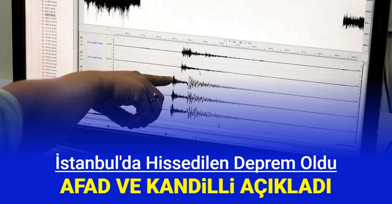 Son dakika: İstanbul'da hissedilen bir deprem oldu - Finans 7