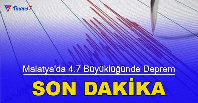 Son dakika: Malatya'da 4.7 büyüklüğünde deprem meydana geldi - Finans 7
