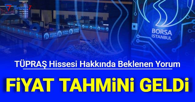 TÜPRAŞ Hissesi İçin Fiyat Tahmini Geldi: TÜPRAŞ Yükselir mi Düşer mi ...